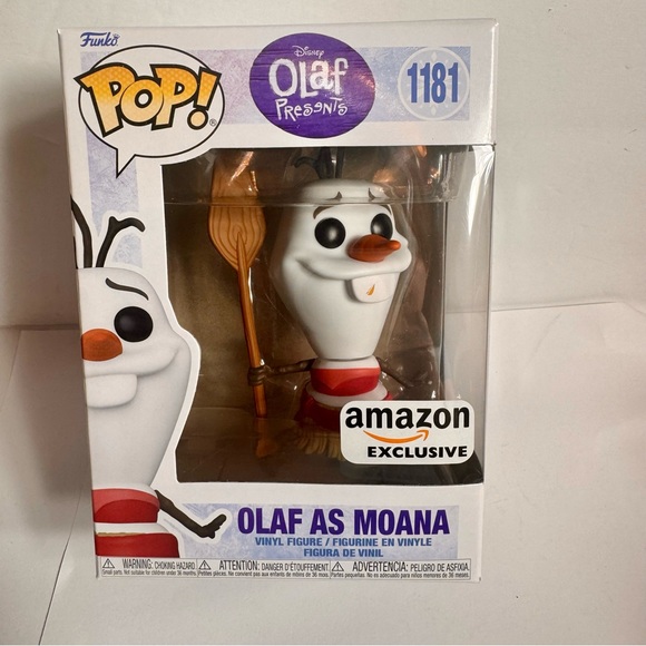 Funko | Toys | Funko Pop Disney Olaf Presents Olaf As Moana 181 Special ...